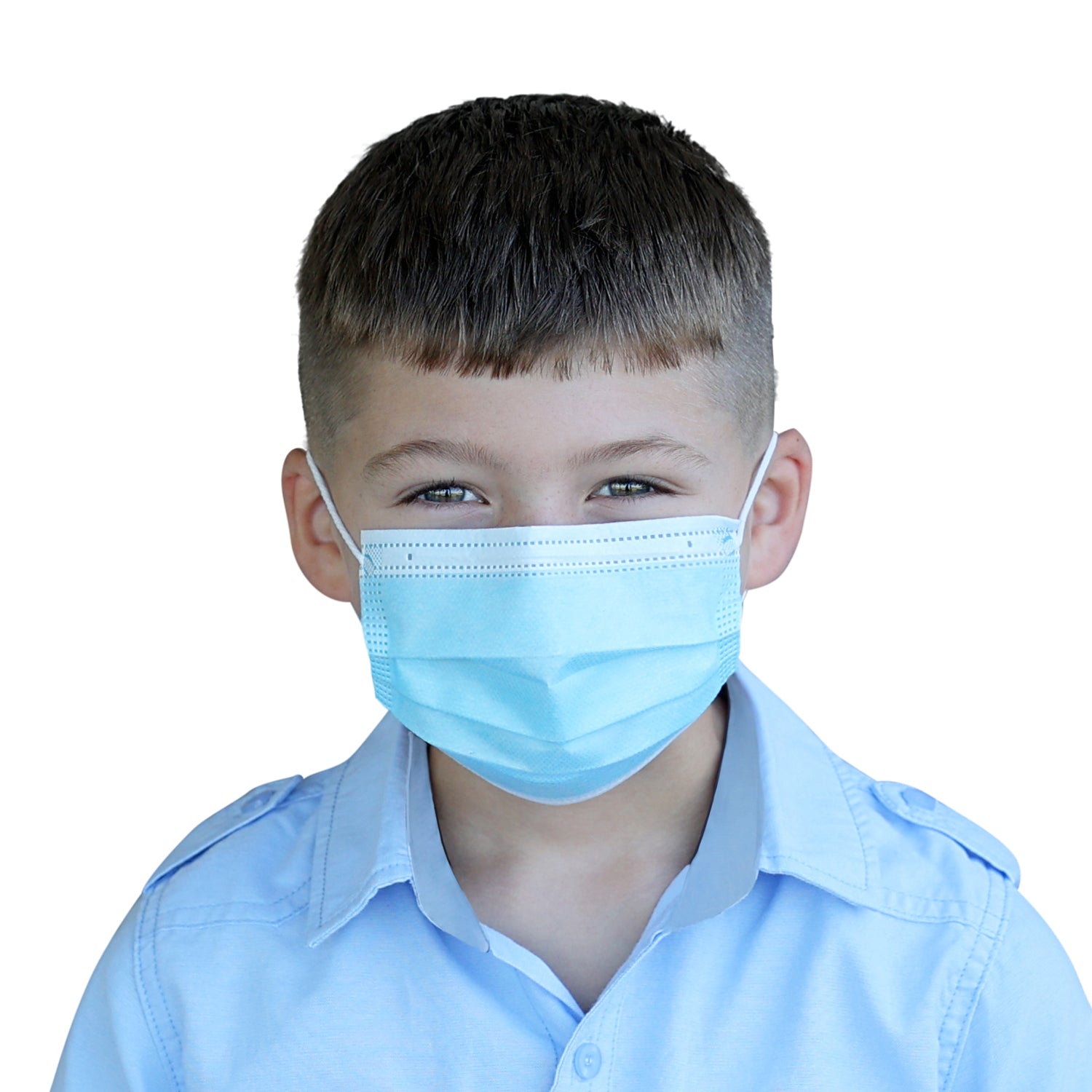 EFM2000Y Blue Disposable Kid's Face Mask